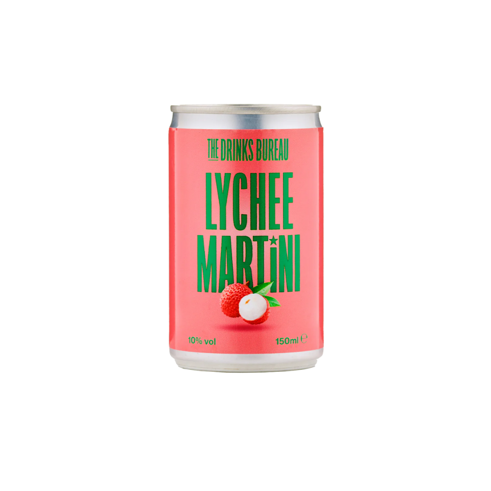 The Drinks Bureau - Lychee Martini 12 x 150ml (ABV 10%) – Mr. Lemonade