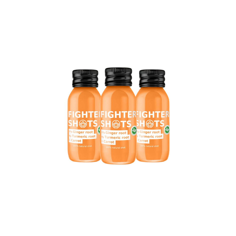 Fighter shots - Ginger, Turmeric & Carrots 12 x 60ml – Mr. Lemonade