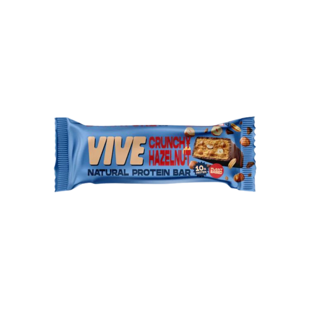 VIVE - Indulgent Protein Bar Crunchy Hazelnut (12x49g) – Mr. Lemonade