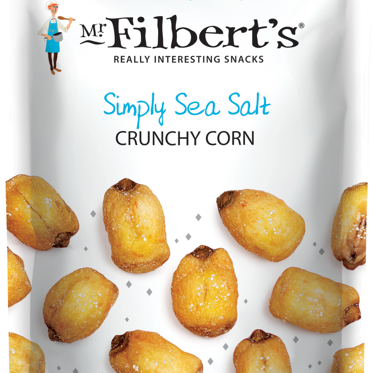 Mr Filbert's - Crunchy Corn Simply Sea Salt 15 x 40g – Mr. Lemonade