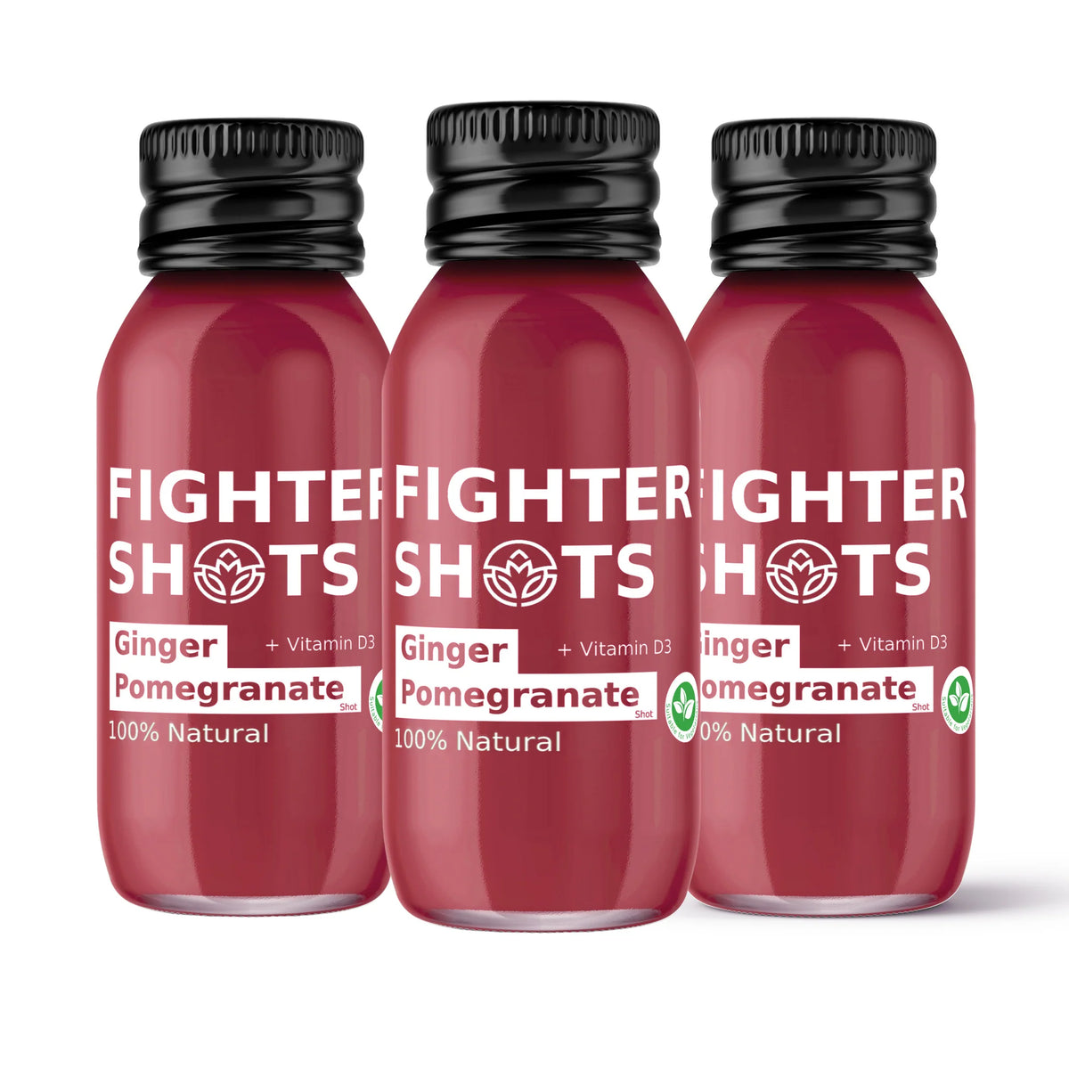 Fighter Shot - Ginger & Pomegranate 12 x 60ml – Mr. Lemonade